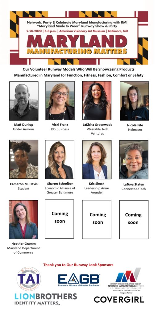 Runway Models - RMI of Maryland